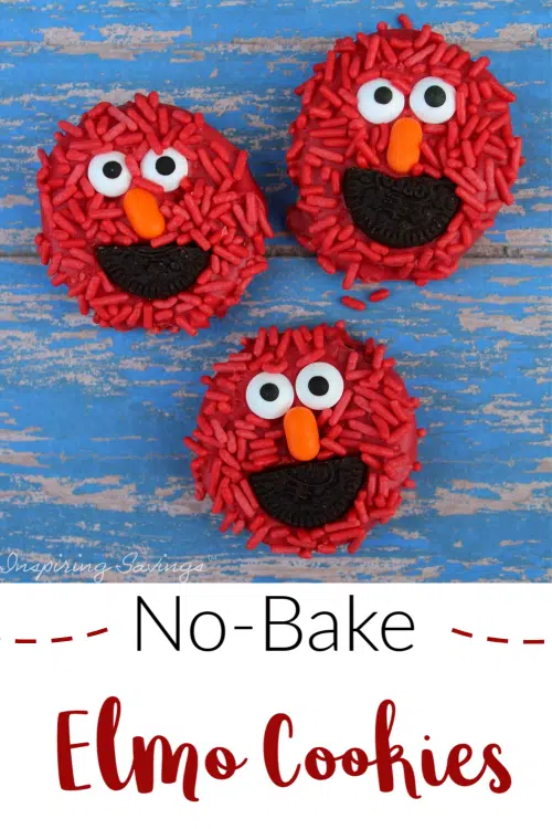 Easy No-Bake Elmo Decorated Cookies