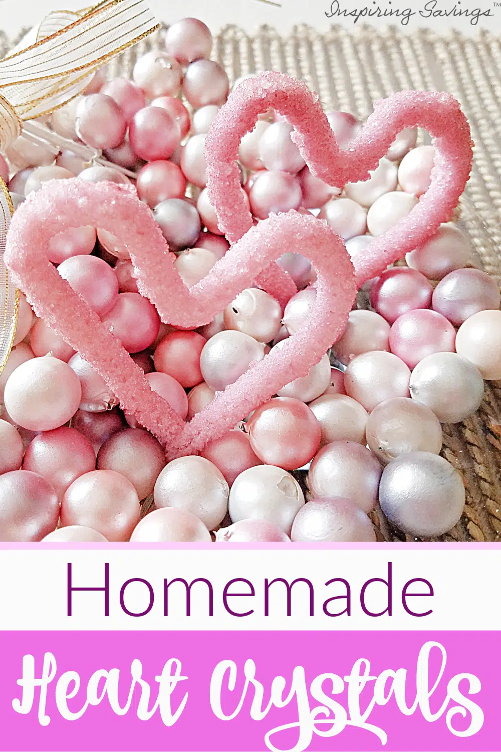 How to Grow Borax Crystal Valentine's Day Hearts