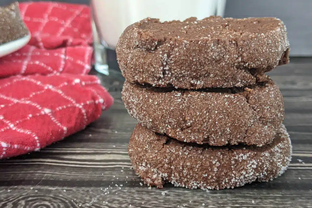 Sea Salt Chocolate Sables Cookies