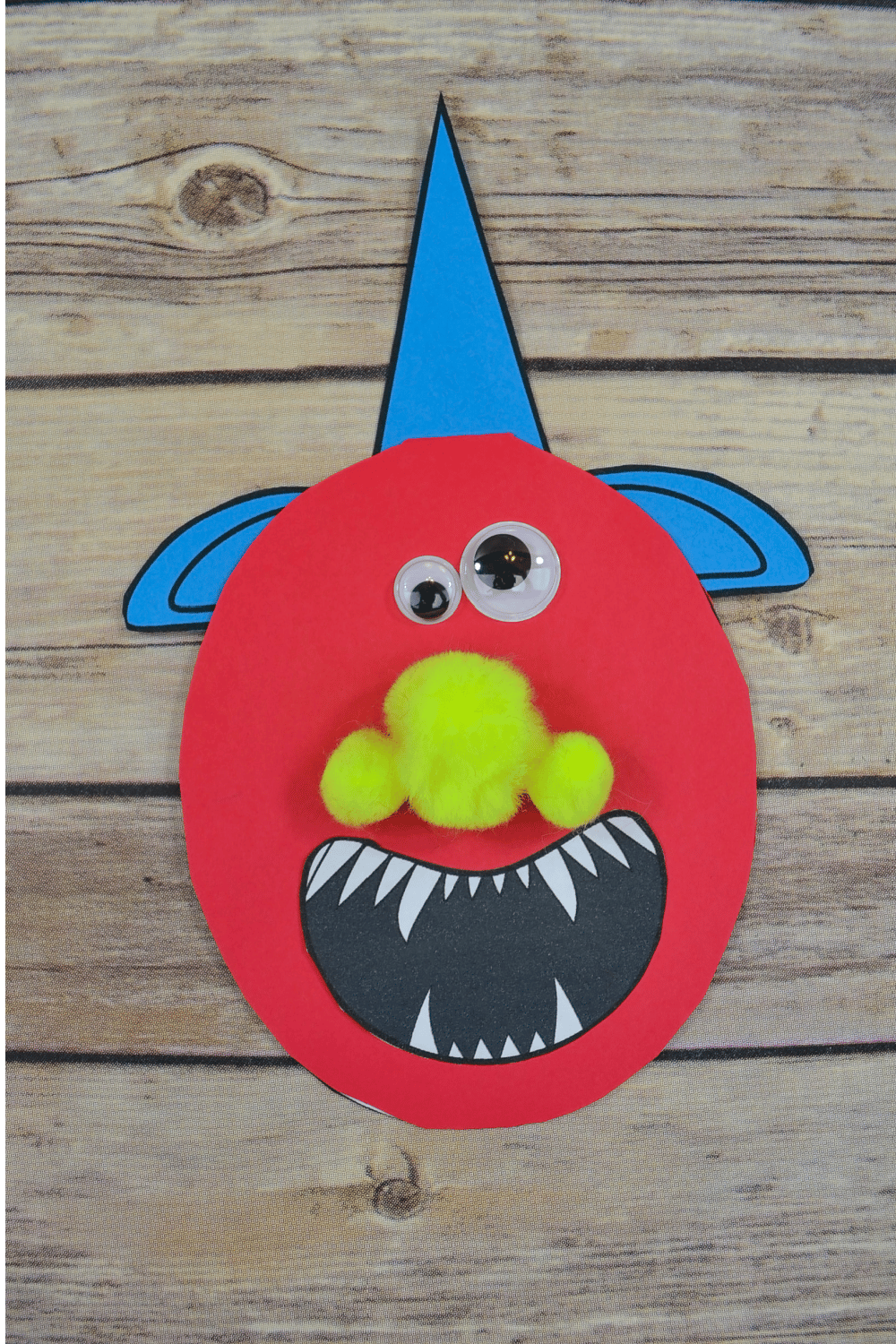 Homemade Father's Day Card - Monster Card Template