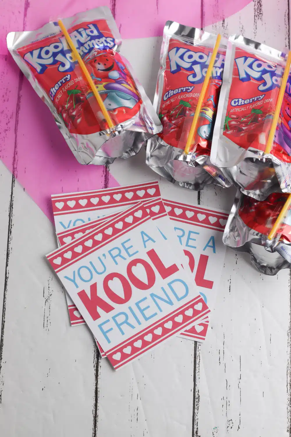 Printable ‘Kool’ Friend Valentine’s Day Card & Gift Idea