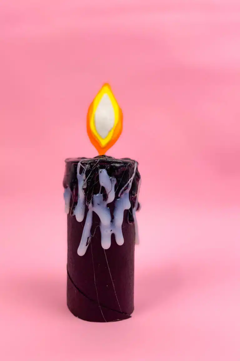 Halloween Toilet Paper Roll Candles