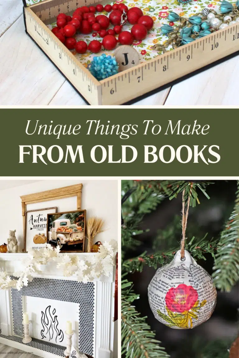 Unique Things You Can Make From Old Books
