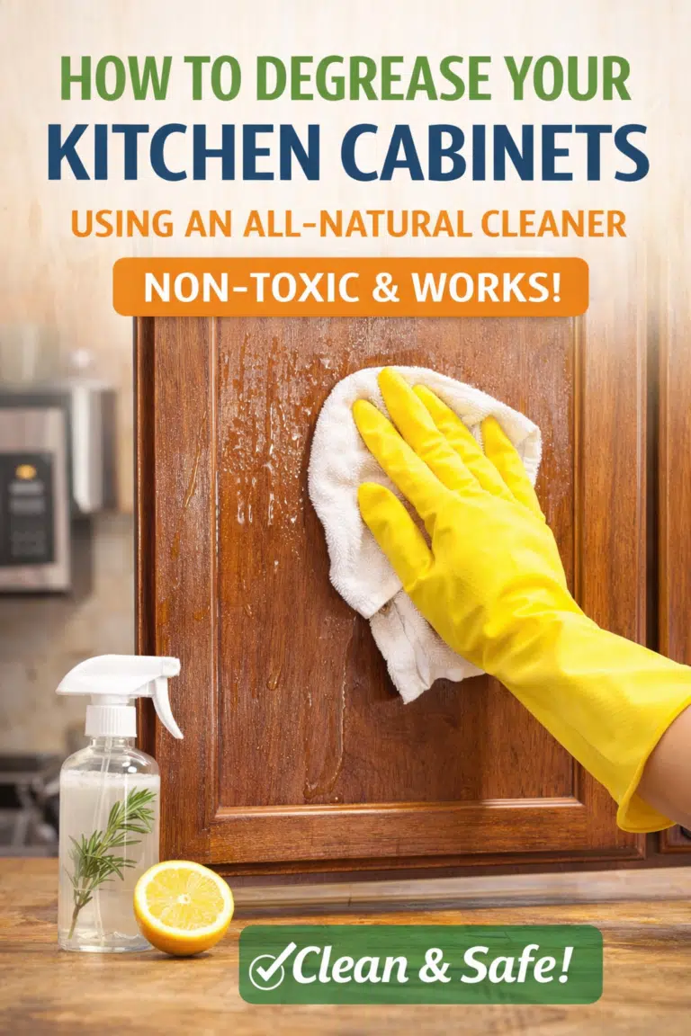 The Easy Natural Fix for Greasy Kitchen Cabinets
